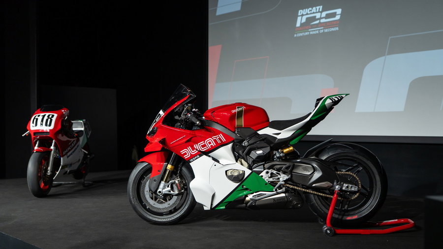 Ducati unveils Superleggera V4 Centenario Tricolore to mark 100 years ...