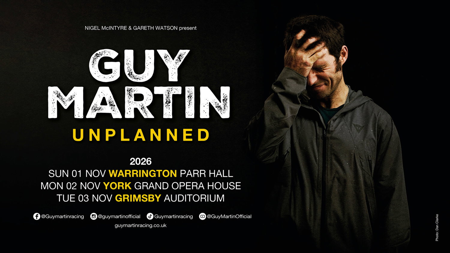 Guy Martin ‘Unplanned’ live show confirmed with three UK dates | Visordown