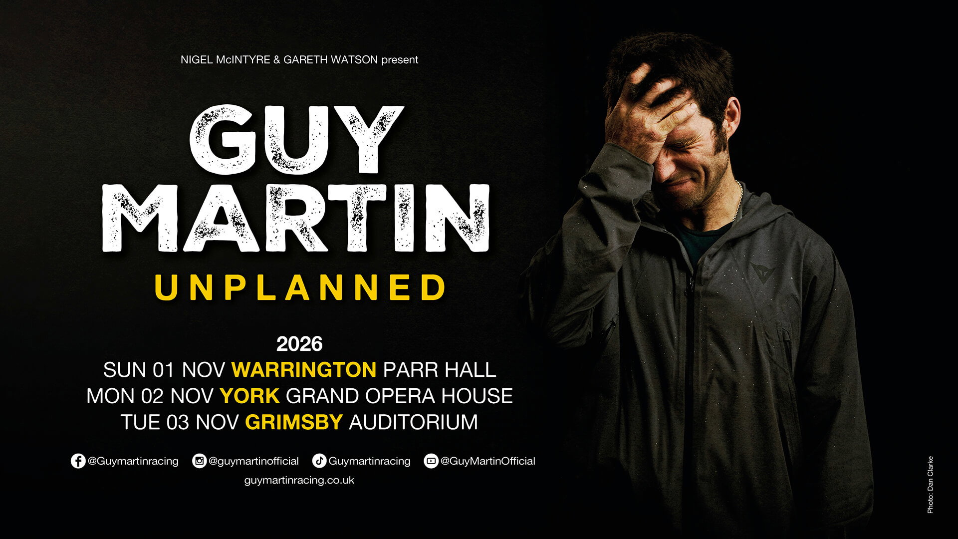 Guy Martin ‘Unplanned’ live show confirmed with three UK dates | Visordown