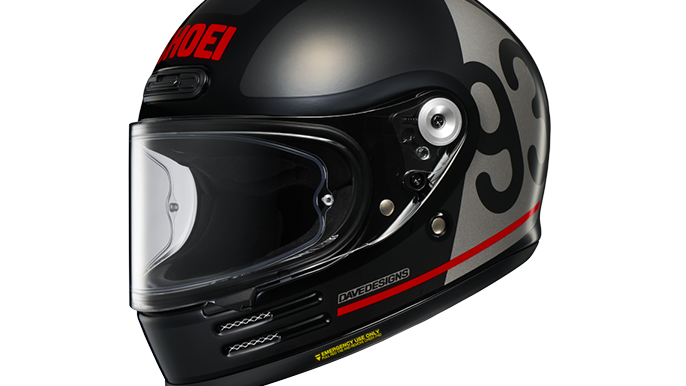Shoei Marc Marquez collection goes old school with new Glamster | Visordown