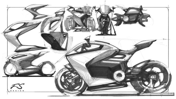 Ex-Ferrari Designer Creates Futuristic Motorcycle Concept | Visordown